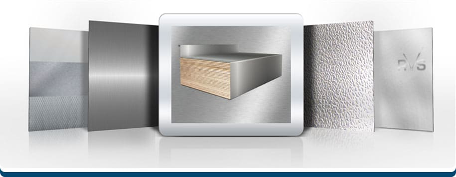 RVS keukenbladen en achterwanden op maat van de fabriek